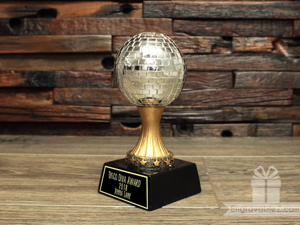 Disco Dancing Customizable Trophy - Tempe Trophy